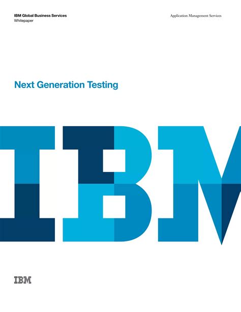 Next Generation Testing Pdf