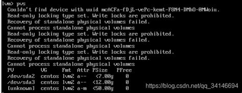 Centos Lvm无法启动，buffer Io Error On Dev Dm 2 Logical Block 17874925