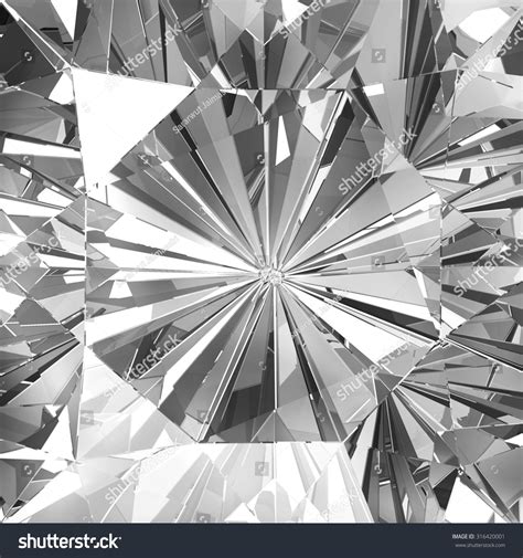 Realistic Diamond Texture Close Up 3d Illustration 316420001 Shutterstock