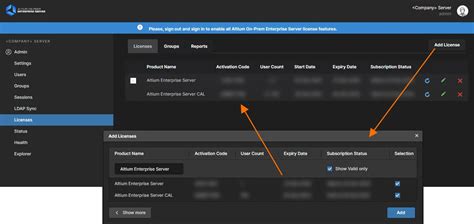 Installation Licensing And Management Altium On Prem Enterprise Server 7 0 Technical Documentation
