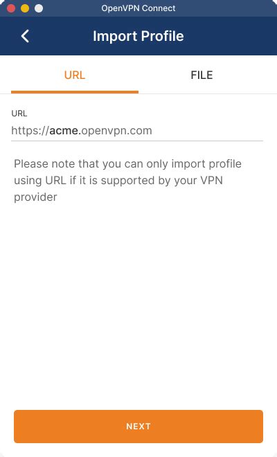 Import CloudConnexa Connection Profile