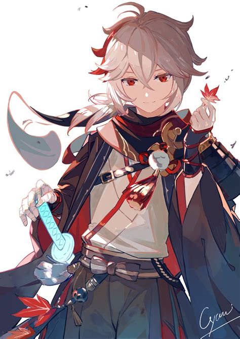 Kaedehara Kazuha Genshin Impact Drawn By Lyodi Danbooru