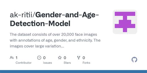 Github Ak Ritiigender And Age Detection Model The Dataset Consists Of Over 20000 Face