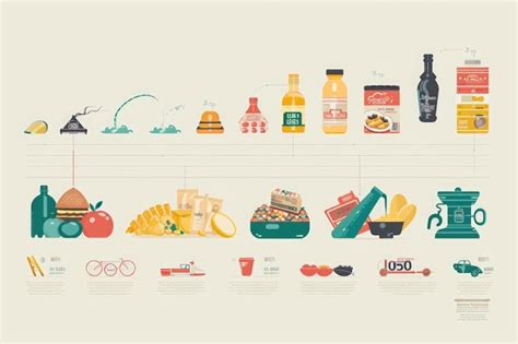 Premium Ai Image Diverse Assortment Of Food Items On A Shelf