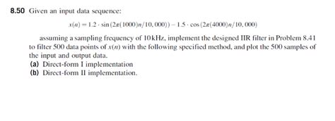 step by step sol a b 8 50 ﻿given an input data
