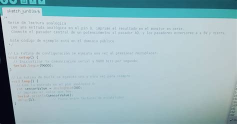 lectura analógica serial