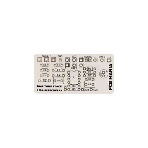 Amp Tone Stack Gain Recovery By Pcb Guitar Mania Stomp Box Schematics
