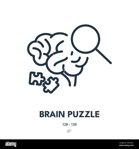 Jigsaw Brain Stock Vector Images Alamy