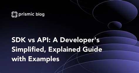 Joel Adewole On Linkedin Sdk And Api A Developers Guide Examples