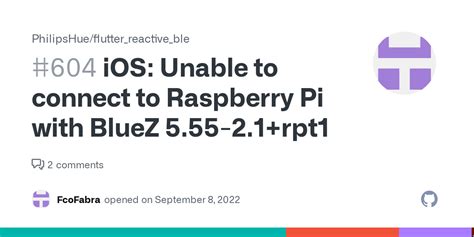 IOS Unable To Connect To Raspberry Pi With BlueZ 5 55 2 1 Rpt1 Issue