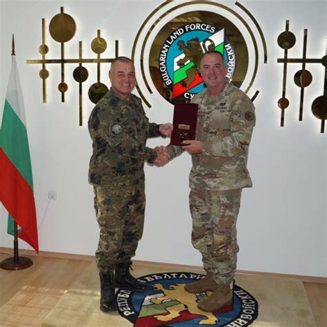 Работна среща с представители на Националната гвардия на щата Тенеси в Командването на