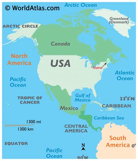 Maine Maps Facts World Atlas