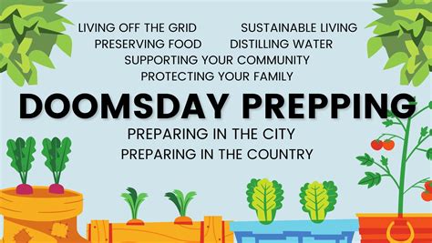 Doomsday Prepping Preparing In The City And Country Facebook