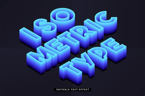 Premium Vector Isometric Text Effect Generator