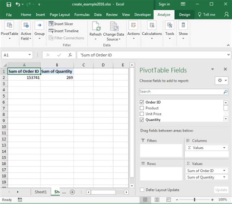 MS Excel Cách tạo Pivot Table trong bảng tính