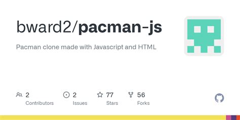 Github Bward2pacman Js Pacman Clone Made With Javascript And Html