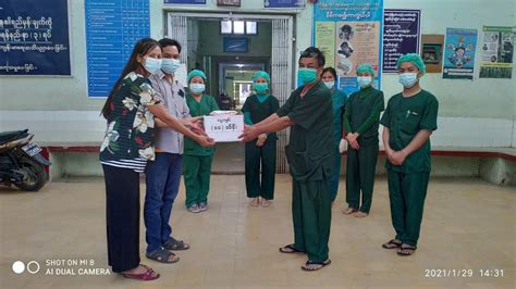 တံတားဦးမြို့နယ်တွင် ကိုဗစ် ၁၉ ရောဂါကာကွယ်ဆေး ဝယ်ယူနိုင်ရန် အလှူင