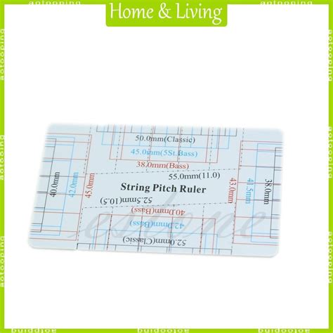 Aotoo ใหม่กีตาร์เบสไม้บรรทัด String Pitch ไม้บรรทัด Action ไม้บรรทัด