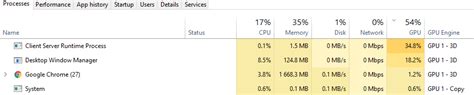 Client Server Runtime Process And Desktop Window Manager Consumes My Gpu Super User