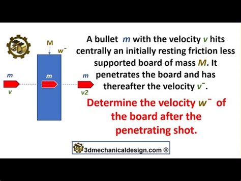 Exploring Bullet Dynamics Calculating Post Impact Velocity YouTube