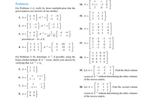 Solved Problems 14 A⎣⎡11i2i−12i22i5⎦⎤ For Problems 1 4