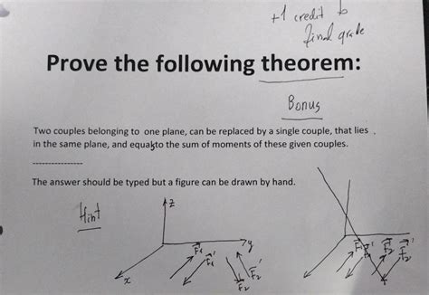 Solved Prove The Following Theorem Bonus Two Couples Chegg Com