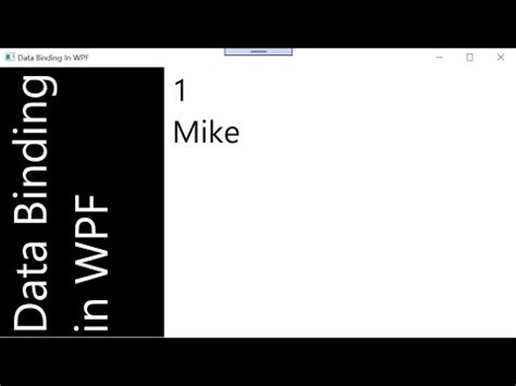 WPF DataBinding YouTube