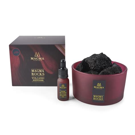 Creme De Cassis Volcanic Rock Diffuser Magma London