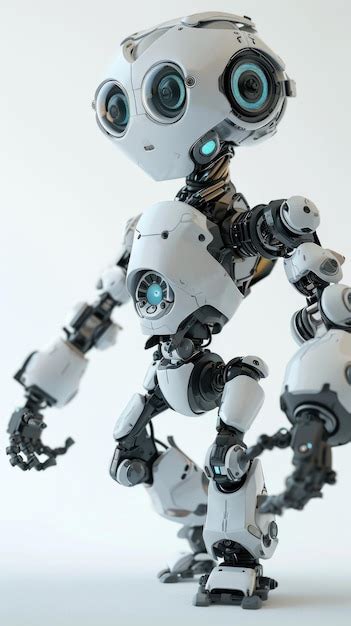 Premium Photo Cartoon Digital Avatars Of Techbot A Playful And Goofy