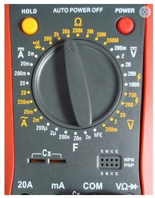 SOLVED Which Is The Most Appropriate Setting To Set The Multimeter Dial To When Measuring