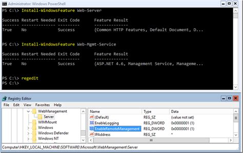 Configure An Iis Server Core Server For Remote Management The Best C Programmer In The World