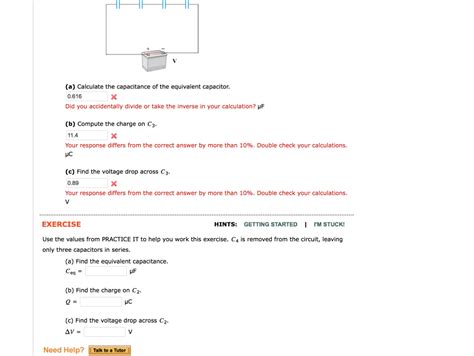 Solved Example 16 8 Four Capacitors Connected In Series Four