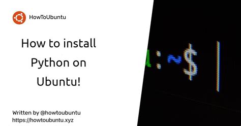 how to install python 3 on ubuntu devdojo