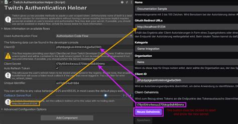 Twitch Authentication For Unity Asset Configuration Integration