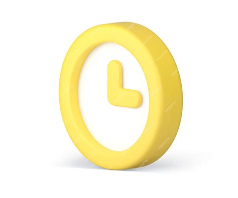 Premium Vector Time Stopwatch Chronometer Yellow Deadline Checking Alarm Clock Badge 3d Icon