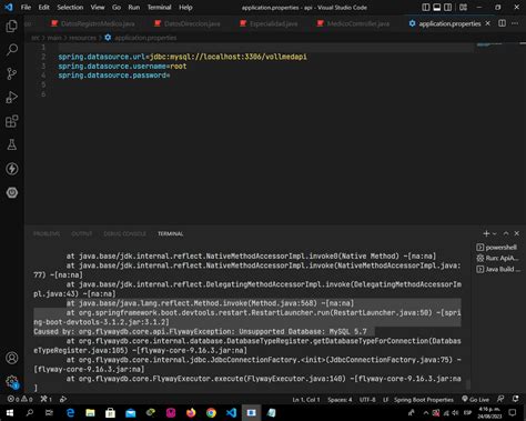 Error Al Tratar De Conectar Bd Spring Boot 3 Desarrollar Una Api