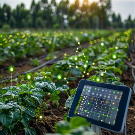 Premium Photo Smart Agriculture System Enhancing Farm Productivity