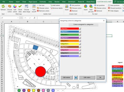 Create Your Custom Filled Map Choropleth Map For Regions Warehouse