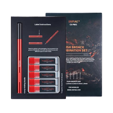 Dspiae Push Broach Scriber Combination Set Gundampros