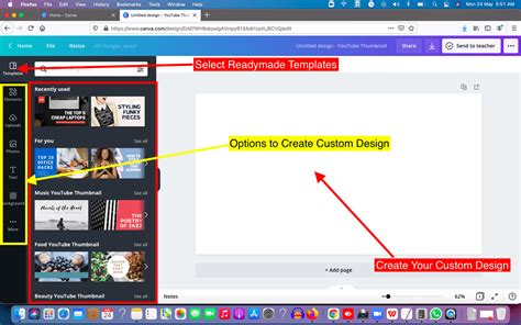 canva tutorial 2021 how to create youtube thumbnail on canva