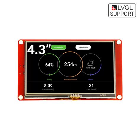 ESP32 Display 4 3 Inch HMI Display 480x272 RGB TFT LCD Touch Screen Compatible With Arduino LVGL