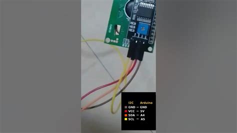I2c Module For 16x2 Display Arduinoproject Lcddisplay Arduinodiy Arduinouno Digitaldisplay