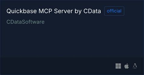 Quickbase MCP Server By CData Glama