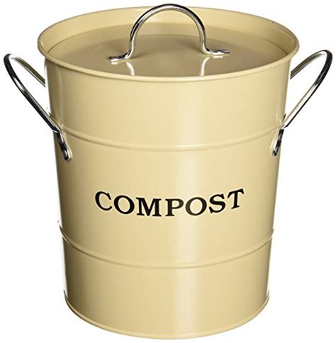 Exaco Cpbs 01 1 Gallon 2 In 1 Indoor Compost Bucket Oatmeal