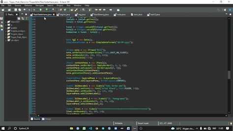 Program Aplikasi Kasir Sederhana Menggunakan Java Gui Youtube