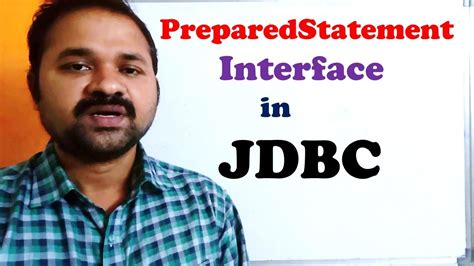 Preparedstatement Interface In Jdbc Web Technologies Advanced Java Youtube