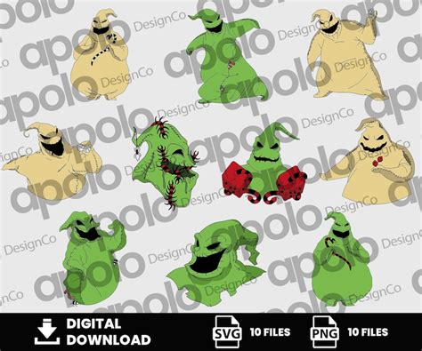 Clipart Halloween Svg Oogie Boogie Svg Jack Svg Digital Download