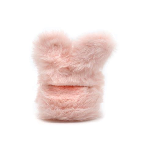 کاور ایرپاد خرگوشی پشمالو Airpods Pro صورتی فروشگاه پنل فروشگاهی