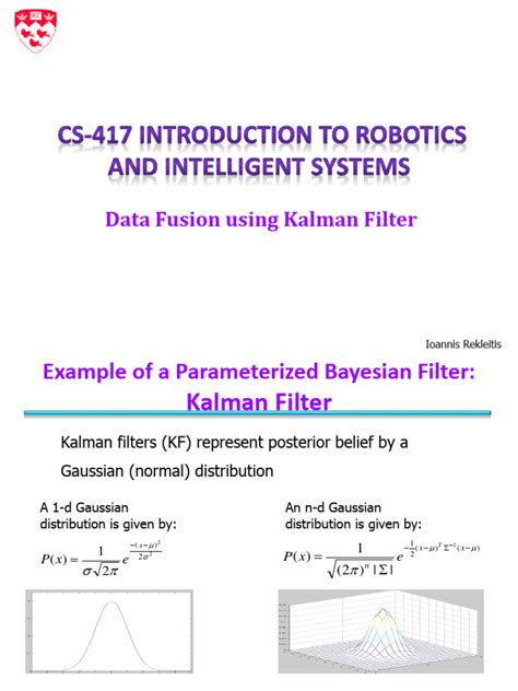 15 Kalmanfilter Pdf Kalman Filter Estimator
