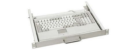 Промышленная выдвижная клавиатура FD7420-RE с сенсорной панелью для ...
